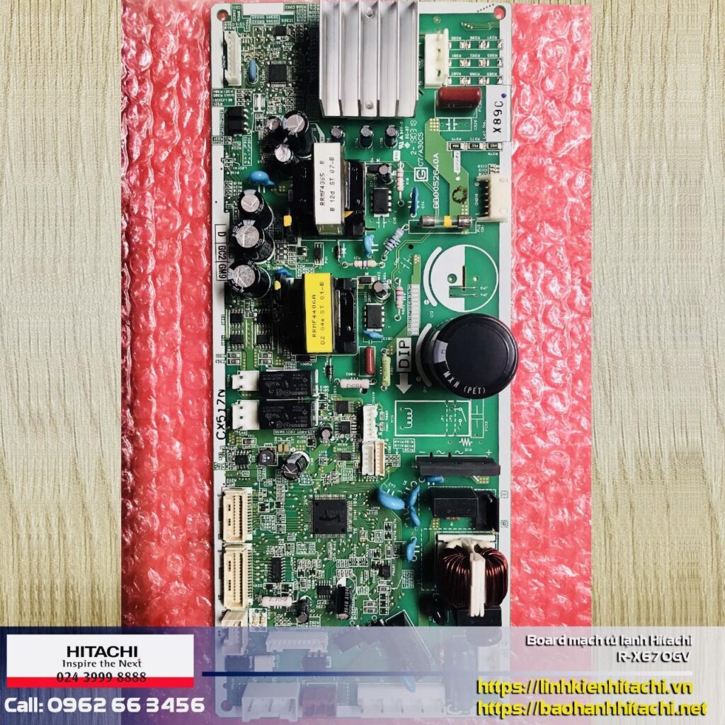 Board mạch tủ lạnh Hitachi R-X670GV (Model cao cấp) - LINH KIỆN HITACHI ...