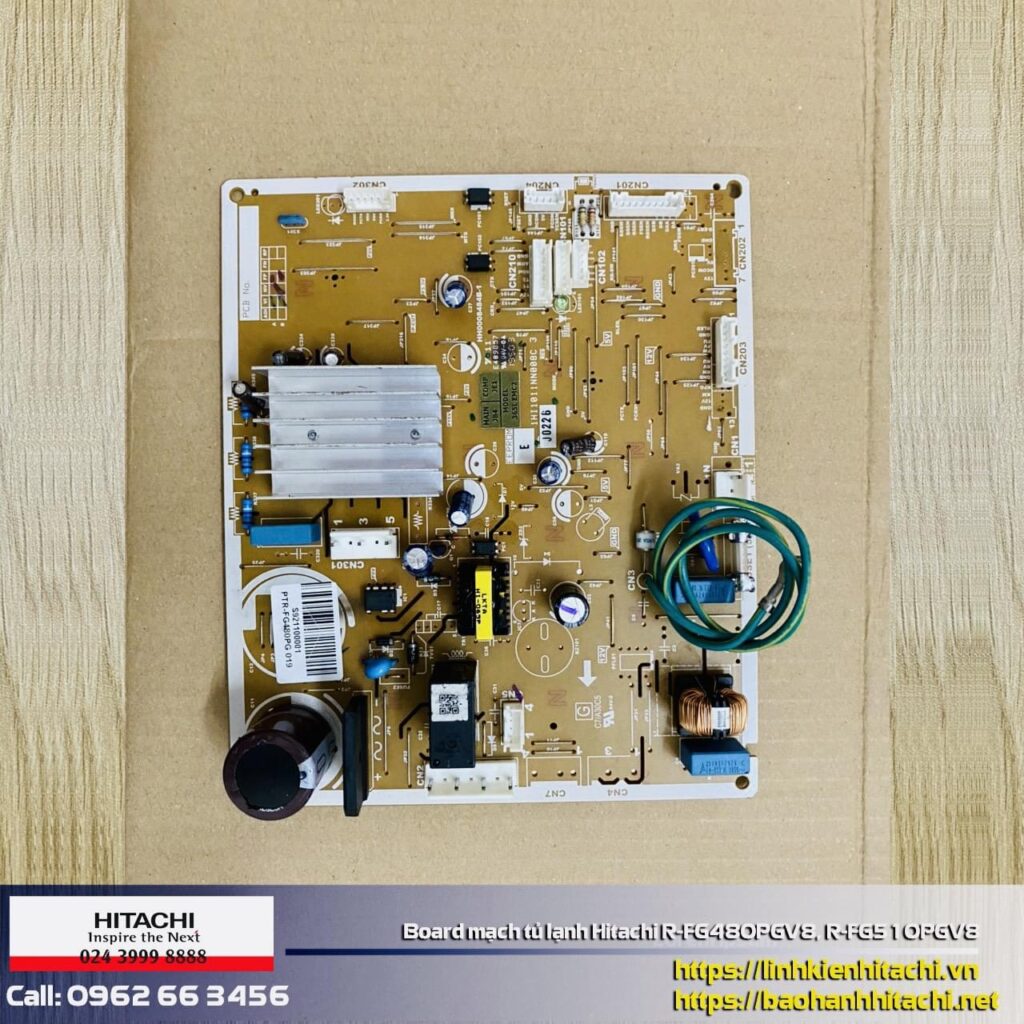 Board mạch tủ lạnh Hitachi R-FG480PGV8, R-FG510PGV8 - LINH KIỆN HITACHI ...